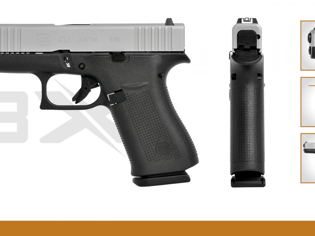 MPICZ - Glock 43X Silver Slide